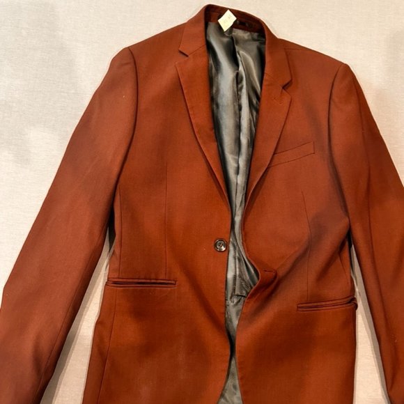 Topman | Suits & Blazers | Maroonburgundy Suit Jacket | Poshmark